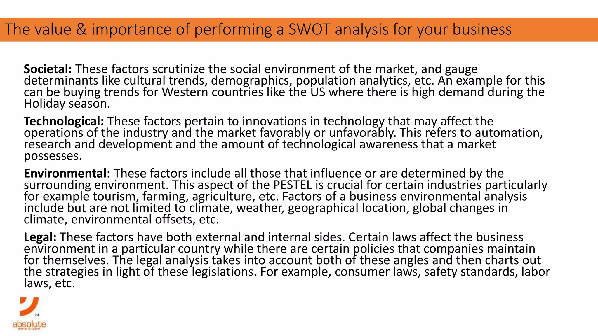 The value and importance of performing a SWOT analysis for your ...