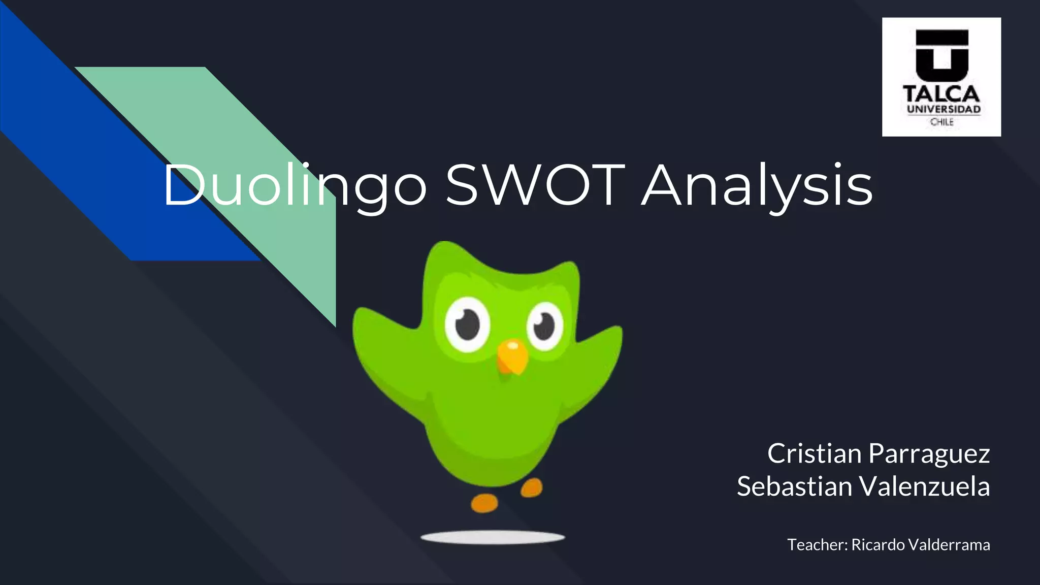 Swot analysis duolingo | PPTX
