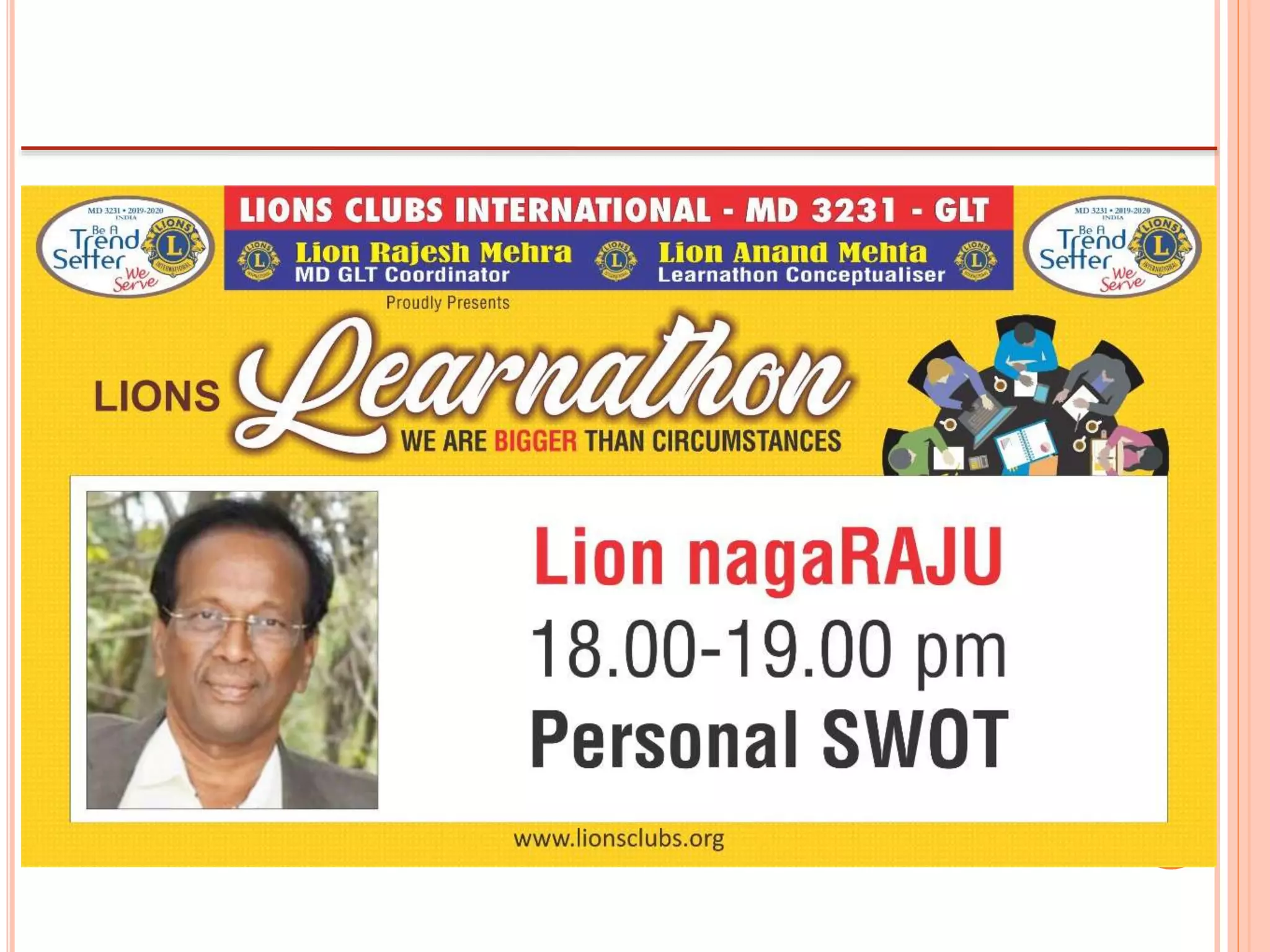 Swot for Lions | PPT