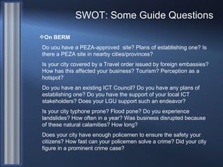 Swot guide questions score card (1) | PPT