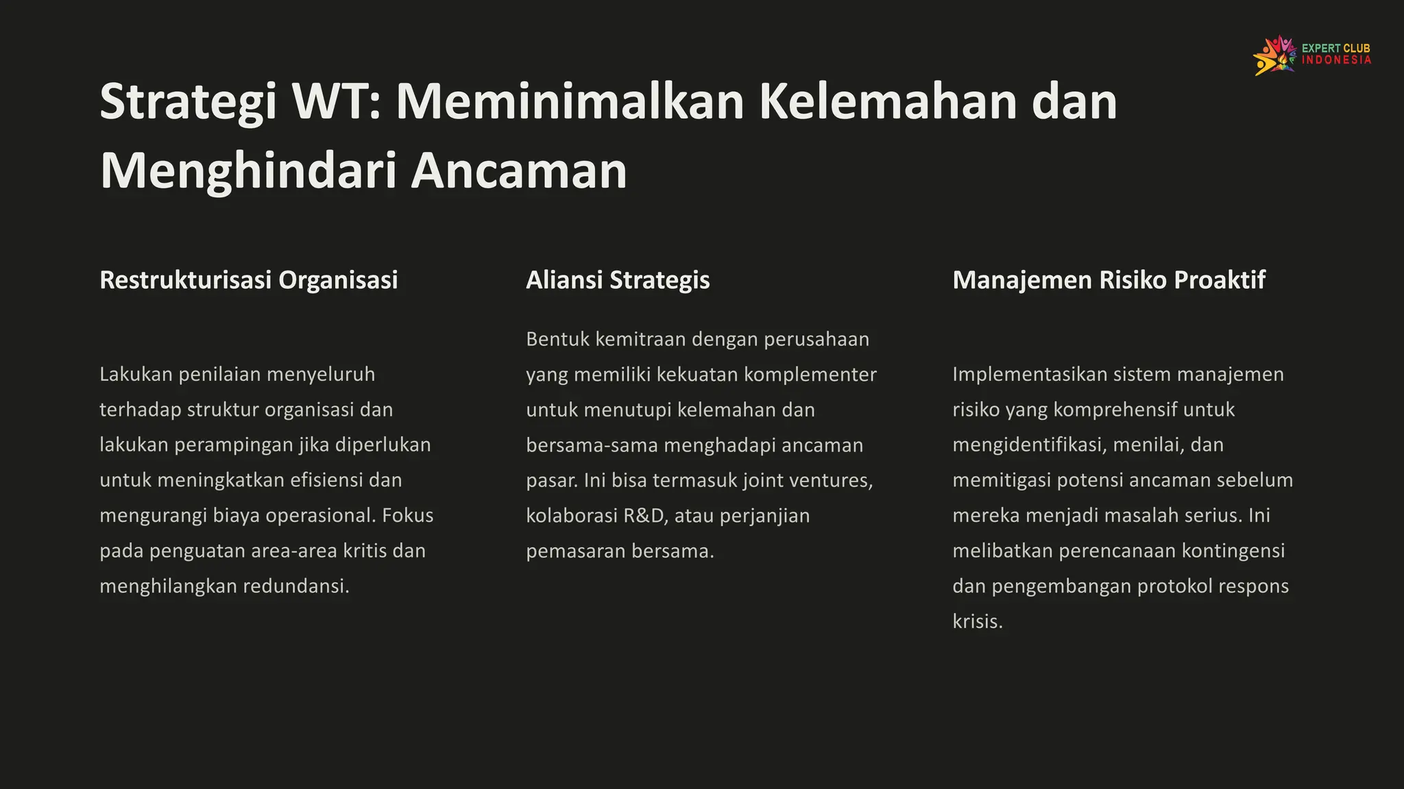 Cara Menentukan Strategi Perusahaan dengan SWOT by ECI.pdf