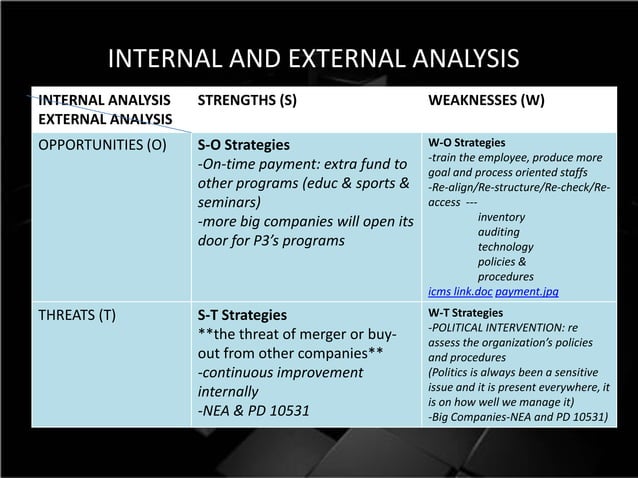 SWOT Matrix of PANELCO III | PDF