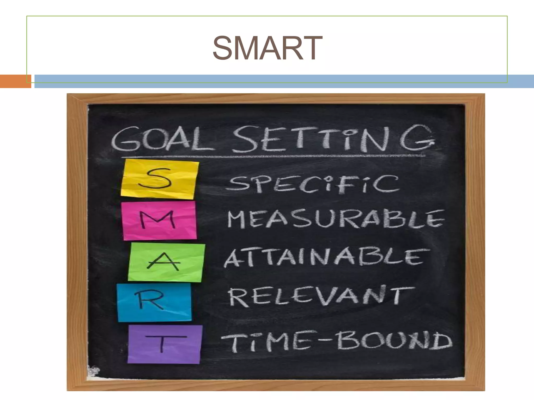 SMART goals and SWOT Analysis | PPTX