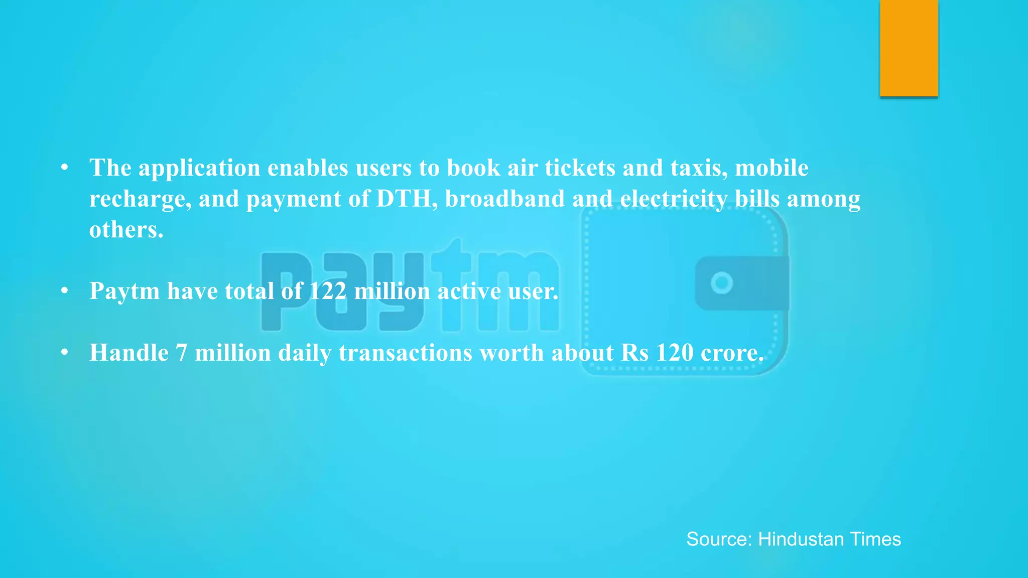 Swot analysis of Paytm | PPTX
