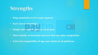 Swot analysis of Paytm | PPTX