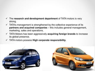 SWOT ANALYSIS OF TATA & TOYOTA by Aakash Tiwari | PPTX