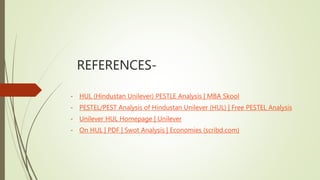 SWOT & PESTEL ANALYSIS OF HUL.pptx