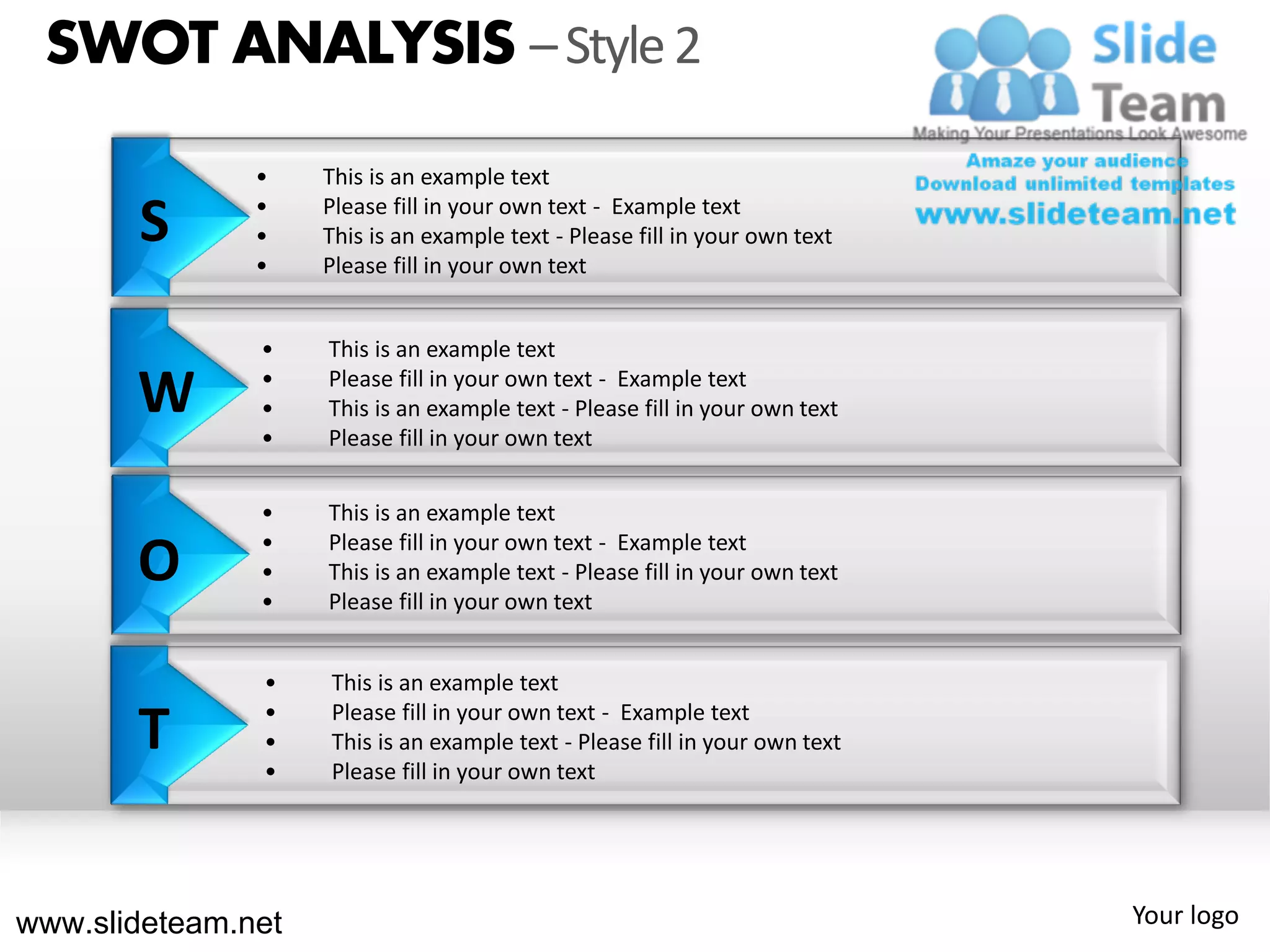 Swot strenghts weaknesses analysis style design 2 powerpoint ppt slides ...