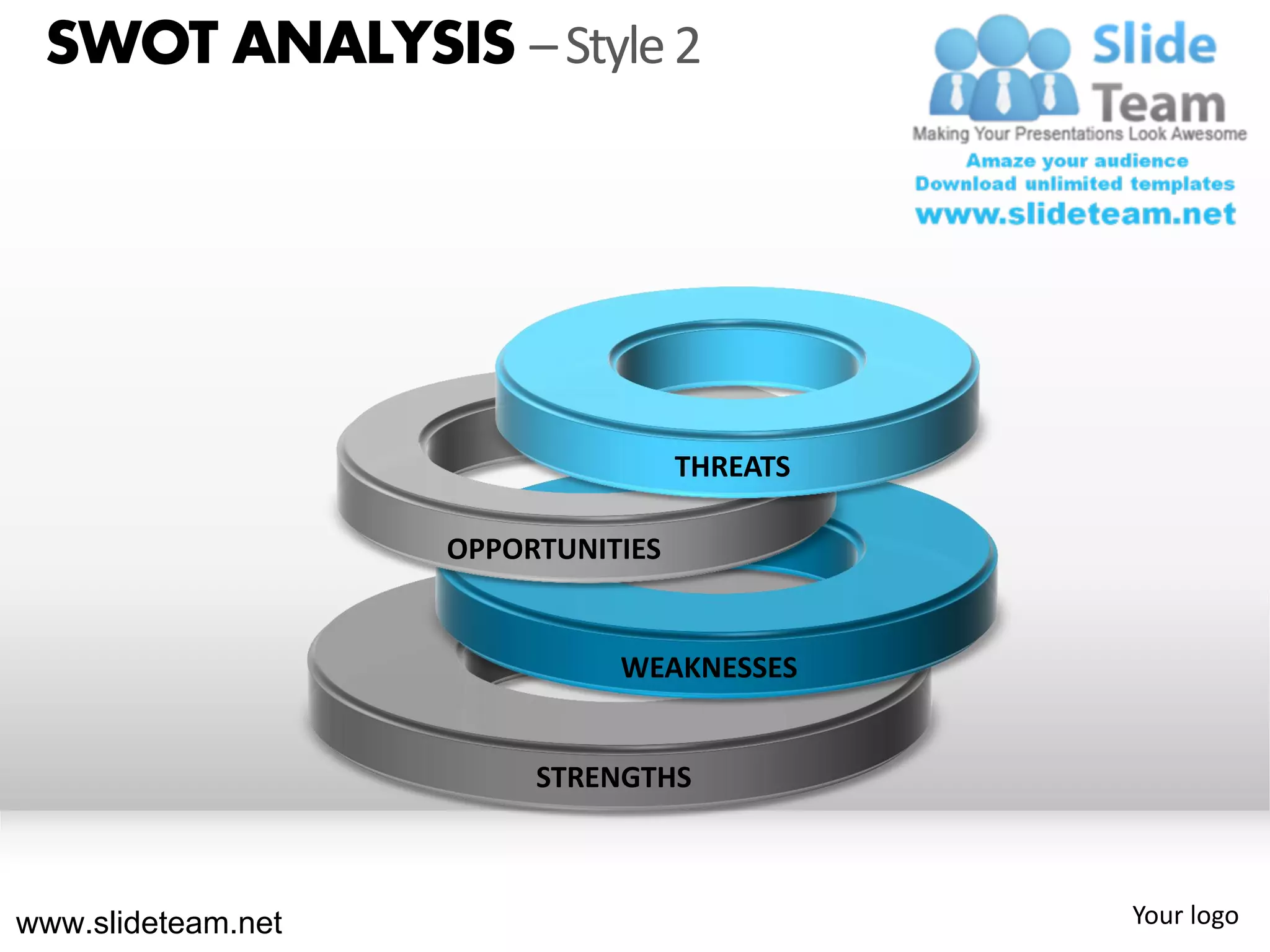 Swot strenghts weaknesses analysis style design 2 powerpoint ppt slides ...
