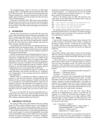Sw owl rules-proposal | PDF