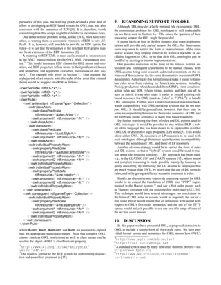 Sw owl rules-proposal | PDF