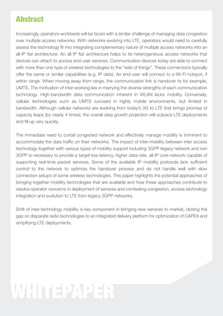 Mobility Management For Next Generation Networks | PDF