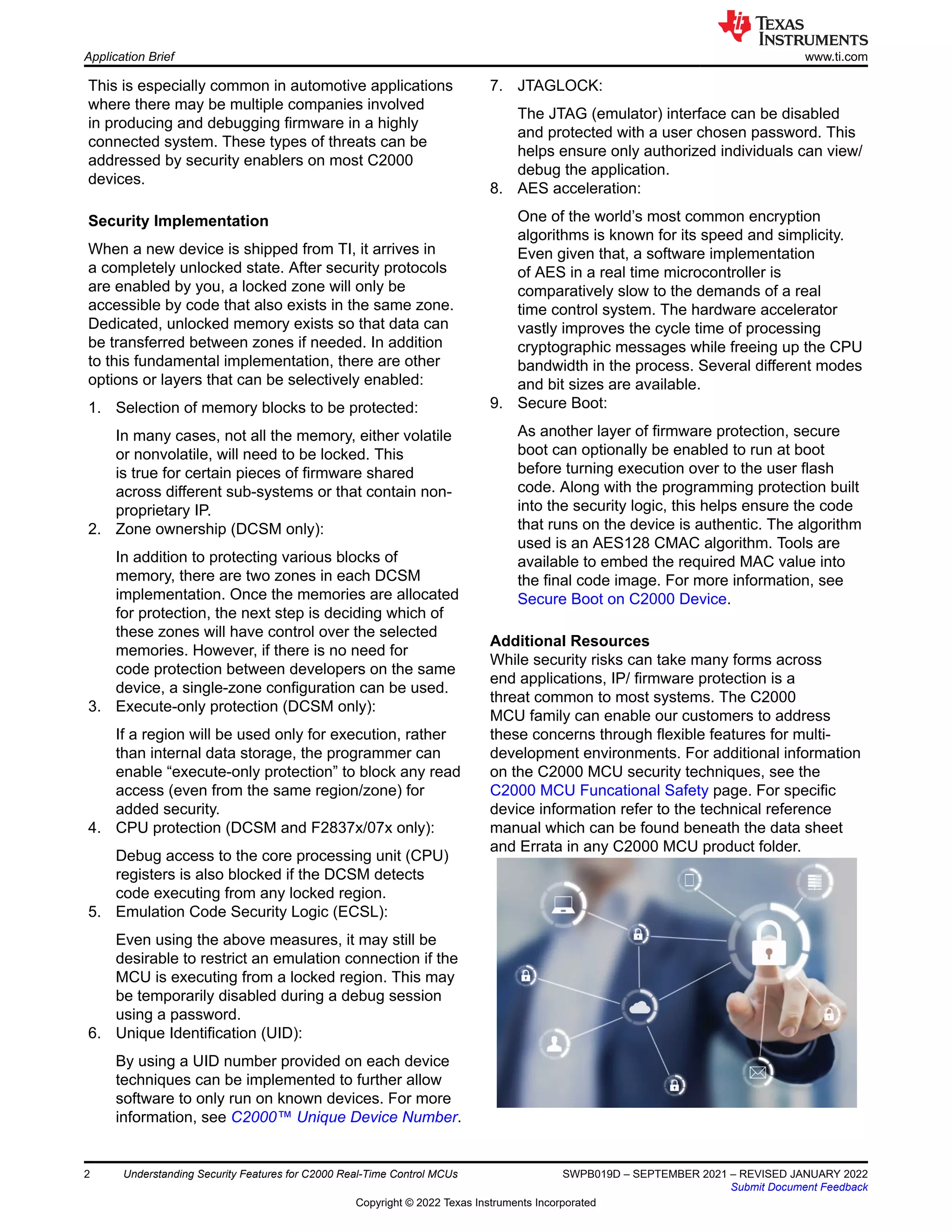 TMS320F28335 security | PDF