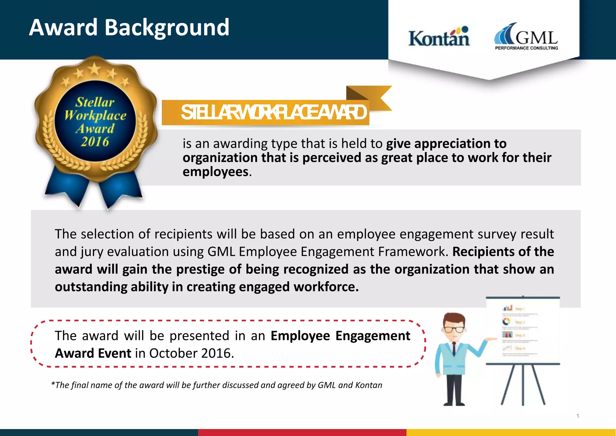 Stellar Workplace Award 2016 | PPT