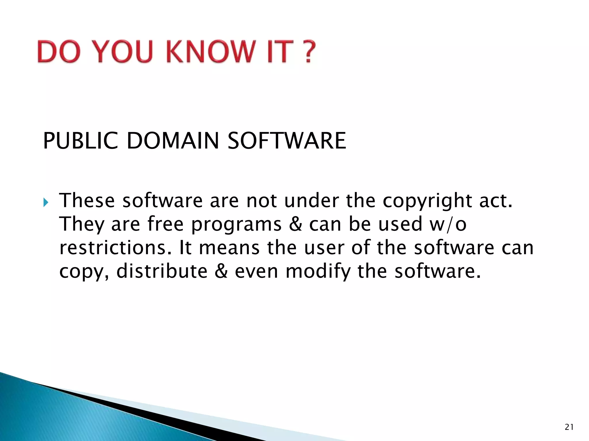Presentation on Software Piracy | PPTX