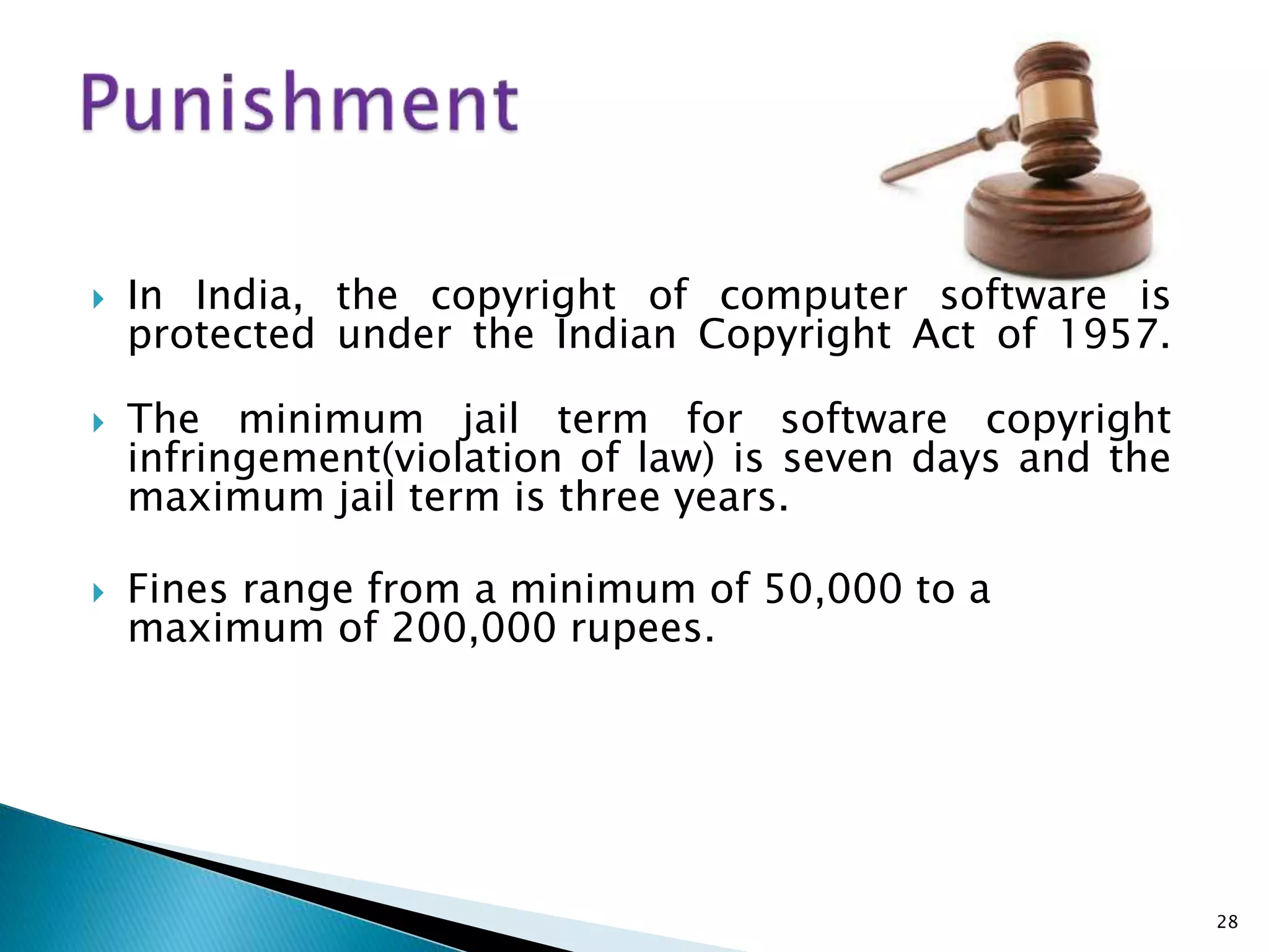 Presentation on Software Piracy | PPTX