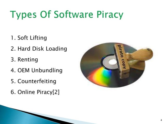 Presentation on Software Piracy | PPTX | Shareware and Freeware ...