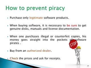 Presentation on Software Piracy | PPT