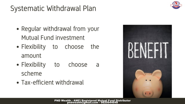 Systematic Withdrawal Plan | PDF