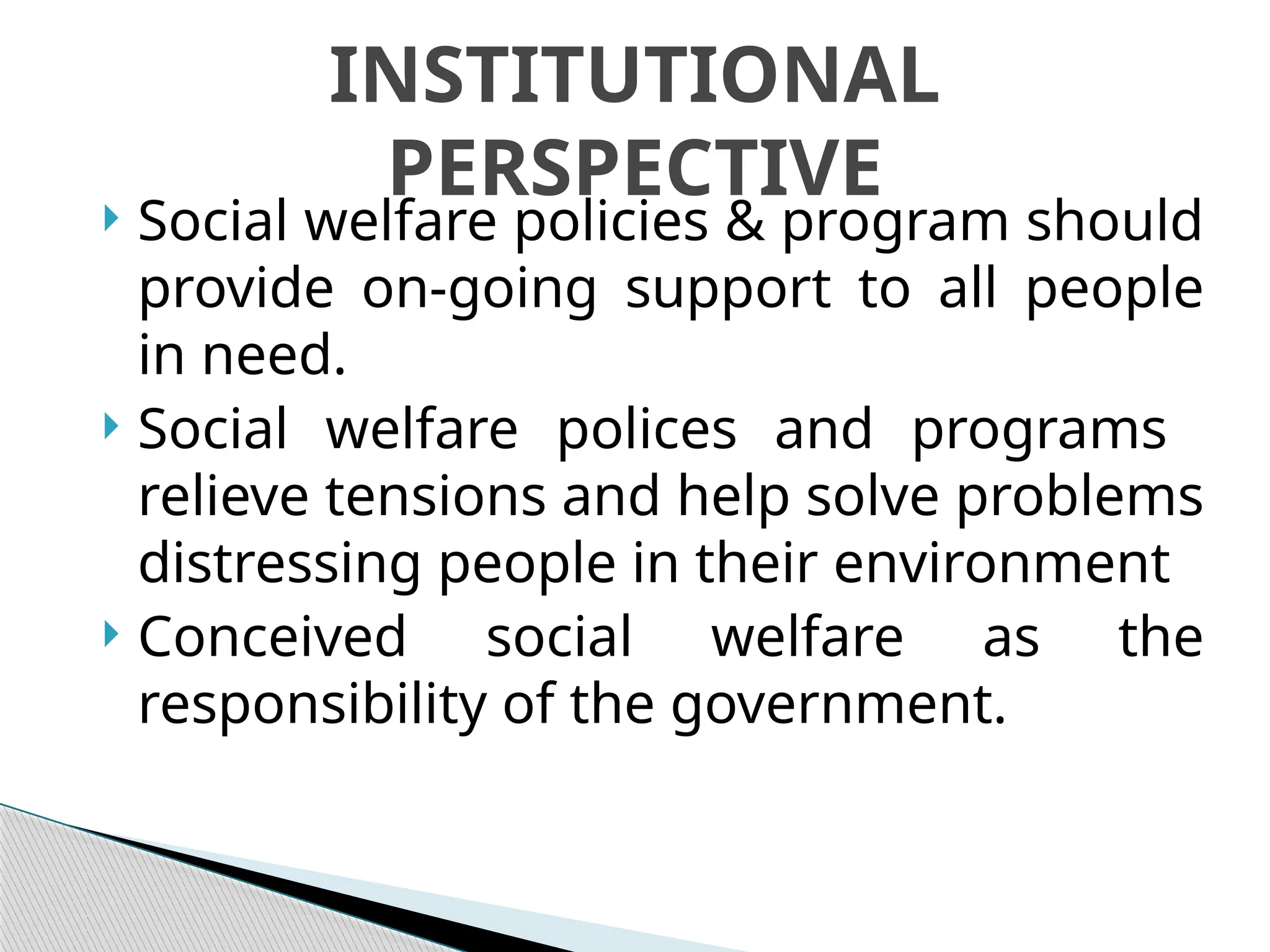 Social Welfare Policies Programs and ptx | PPTX