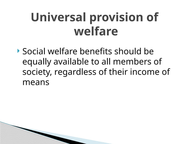 Social Welfare Policies Programs and ptx | PPTX