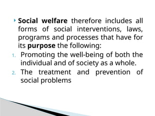 Social Welfare Policies Programs and ptx | PPTX