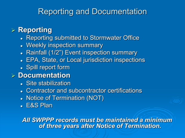 Swppp training 2015_a | PDF | Indoor Environmental Quality | Home & Garden