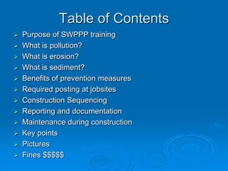 Swppp training 2015_a | PDF