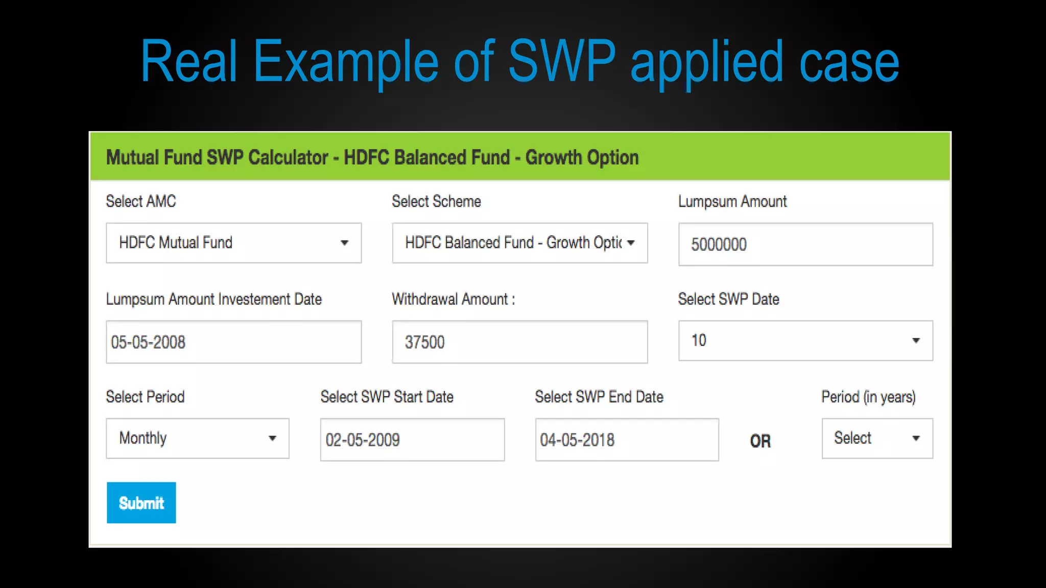 Presentation on SWP in Mutual Funds | PPTX | Stocks and Bonds ...
