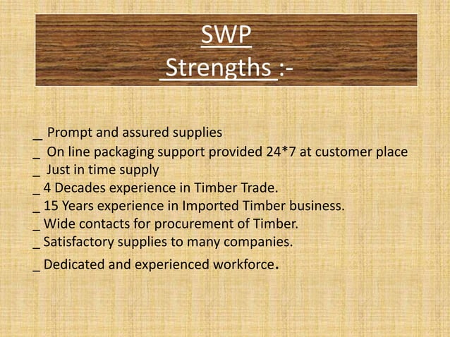 Swp Profile Upload | PPT