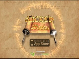 Sacred Words Bibilcal Word Game For iPhone, iPad | PPTX