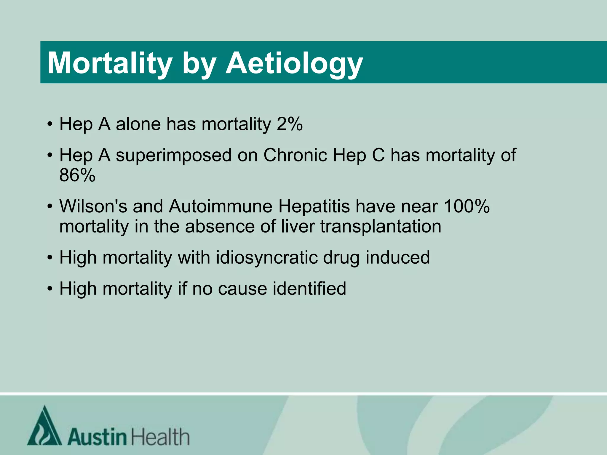 ICN Victoria: Warrillow on Acute Liver Failure | PPTX