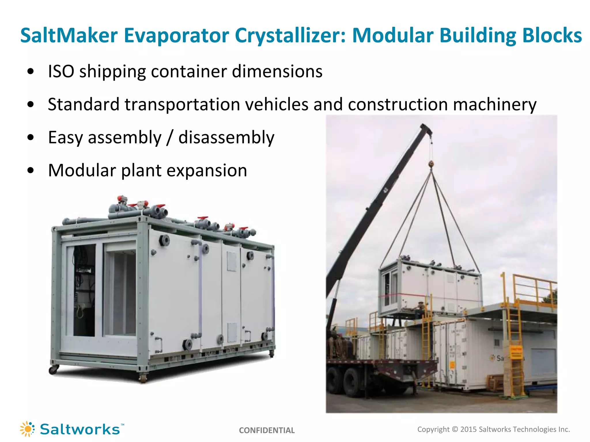 SaltMaker Evaporator Crystallizer Project Results: Treatment of ...
