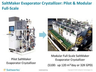 SaltMaker Evaporator Crystallizer Project Results: Treatment of ...
