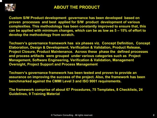 SOFTWARE PRODUCT DEVELOPMENT GOVERNANCE FRAMEWORK | PDF