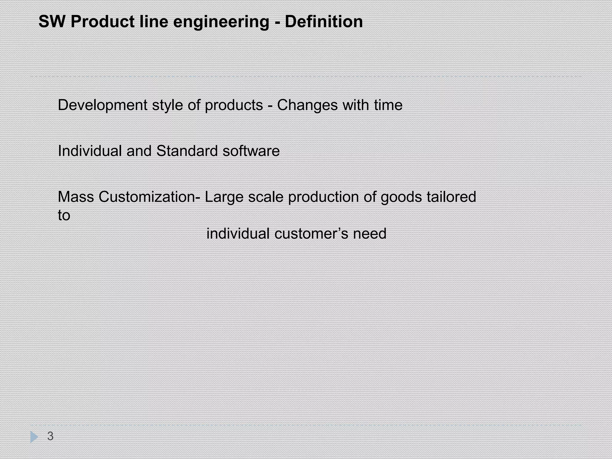 SW Product Line Engineering | PPTX