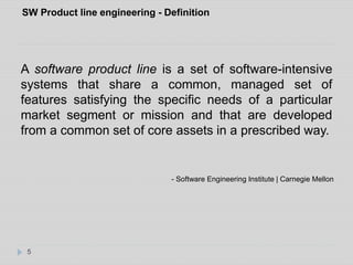 SW Product Line Engineering | PPTX