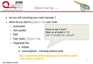 How to jSparrow Jenkins? | PPT