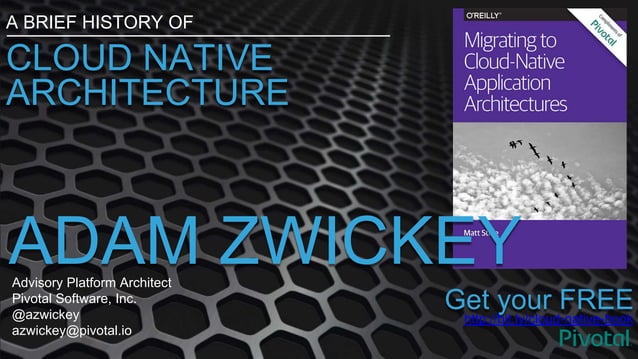 Pivotal Cloud Foundry: Cloud Native Architecture | PPTX