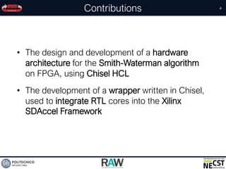 A Parallel, Energy Efficient Hardware Architecture for the merAligner on FPGA using Chisel HCL | PPT