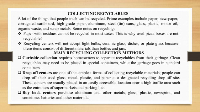 Solid waste reduce, recycle and reuse | PPTX