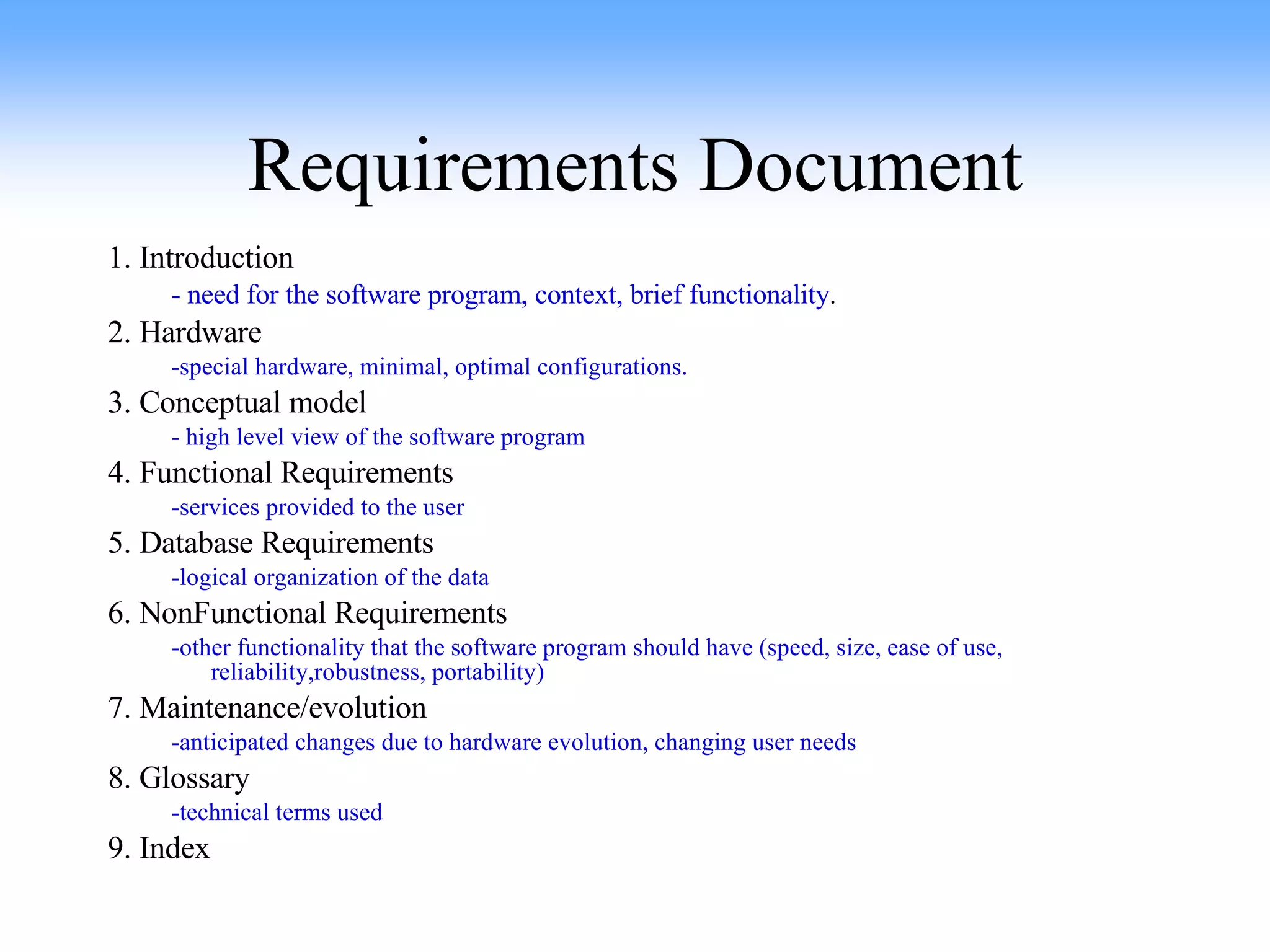 Sw Requirements Engineering | PPT