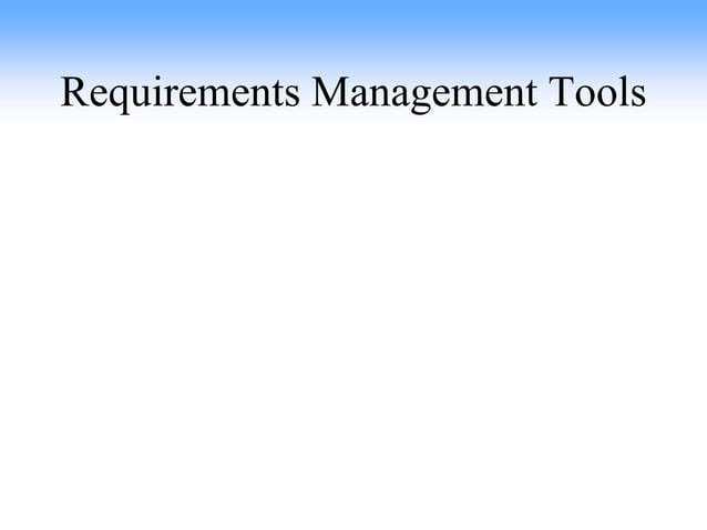 Sw Requirements Engineering | PPT