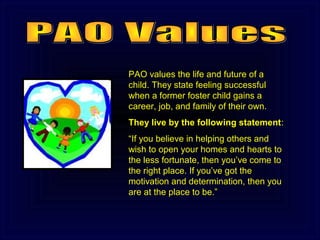 Positive Attitude Outlook Inc. Foster Family Agency | PPT