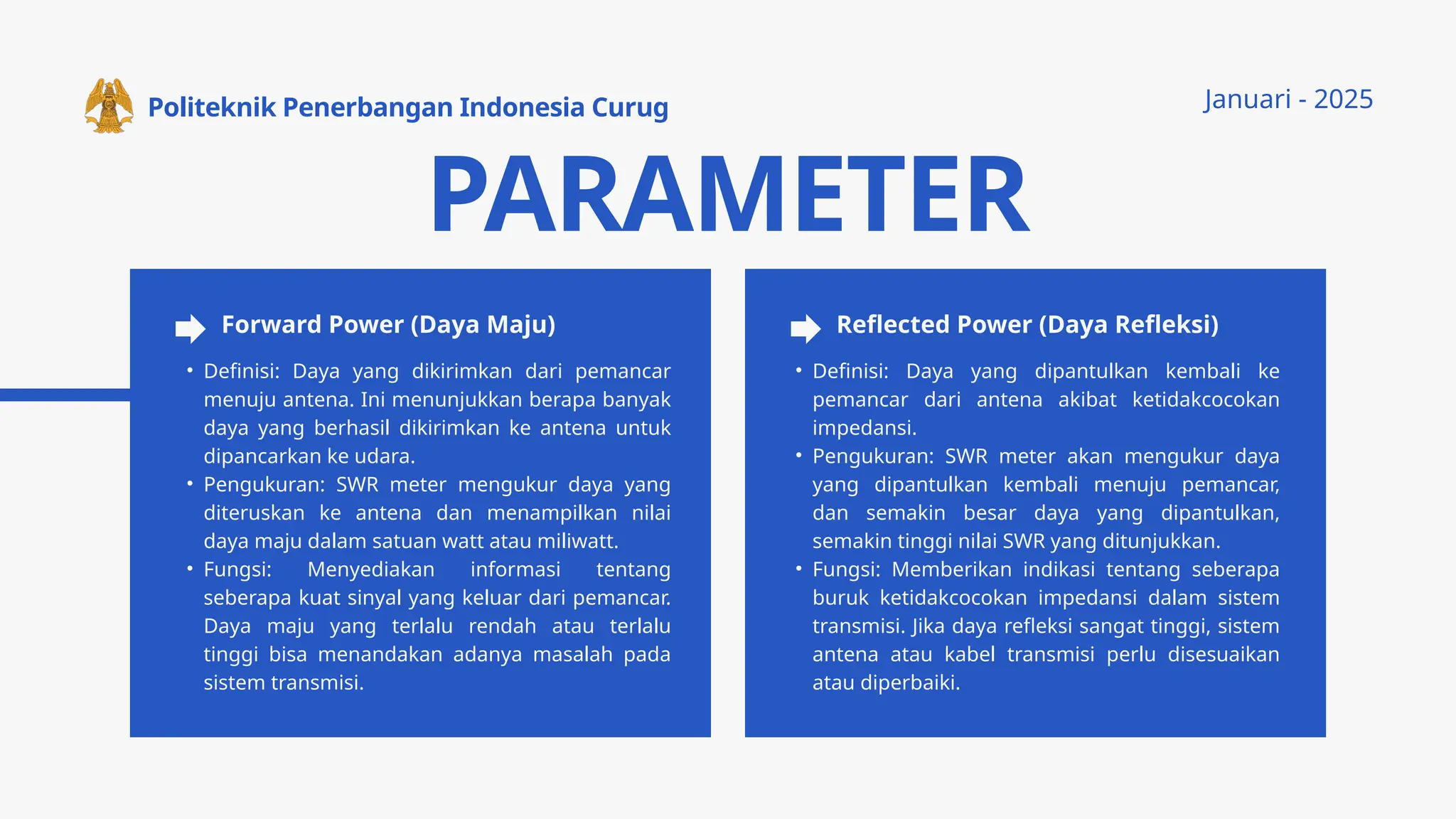 SWR METER and Implementation in radio operation | PPTX