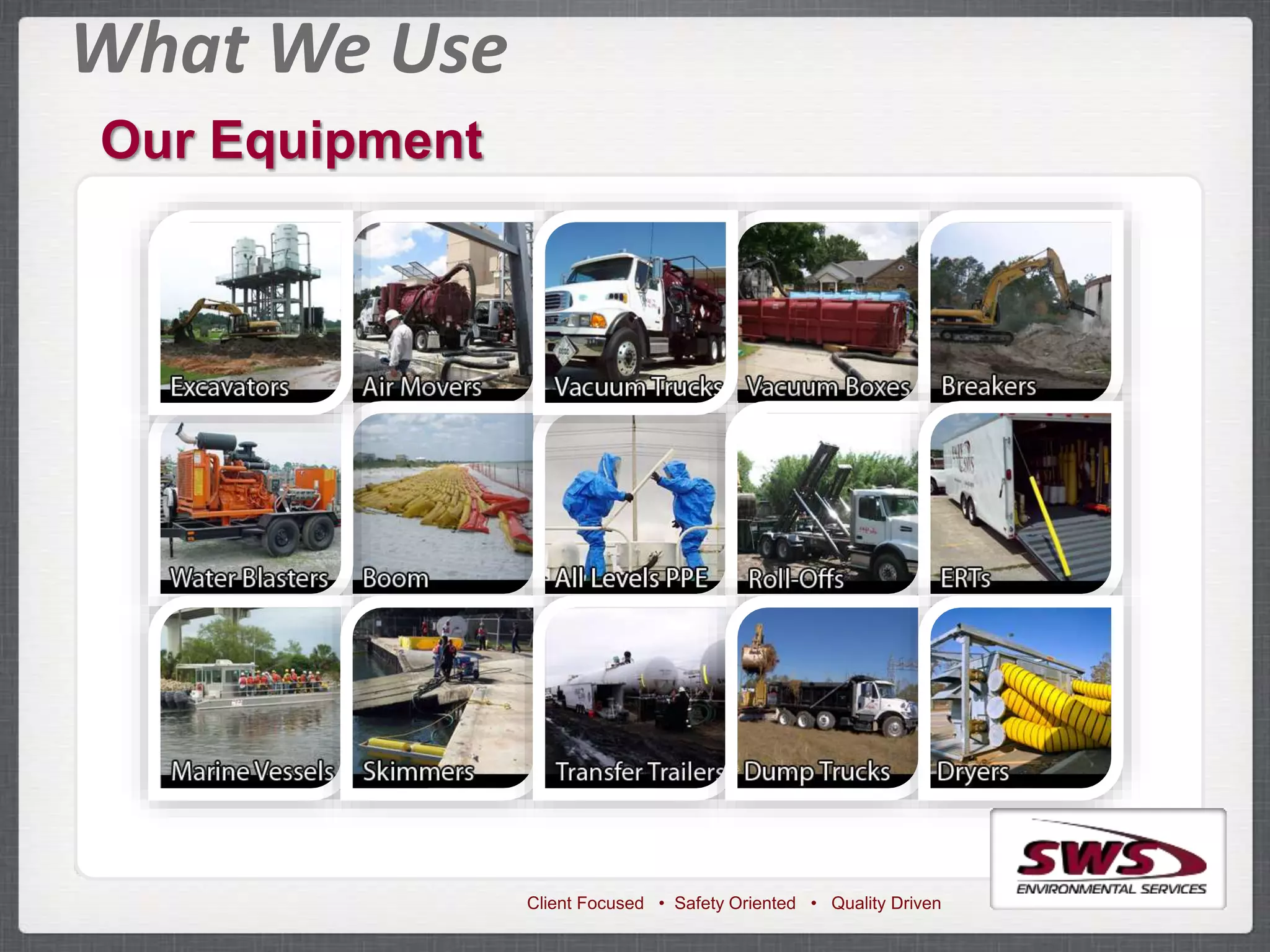 SWS Environmental Services - An Overview | PPTX