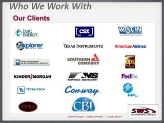 SWS Environmental Services - An Overview | PPTX | Environmental ...