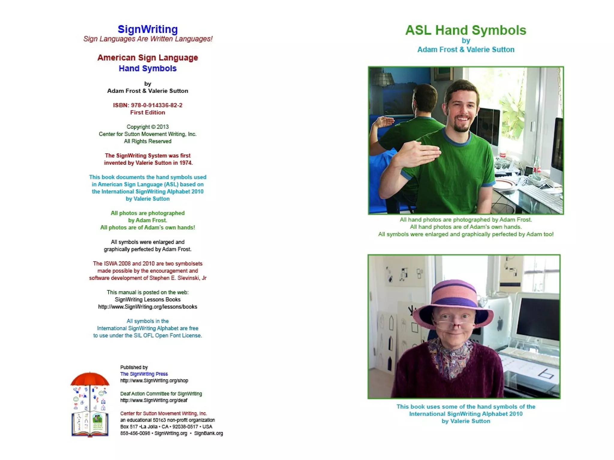 American Sign Language Hand Symbols SignWriting Manual | PPT