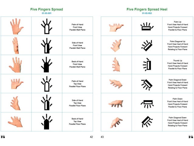 American Sign Language Hand Symbols SignWriting Manual | PPT