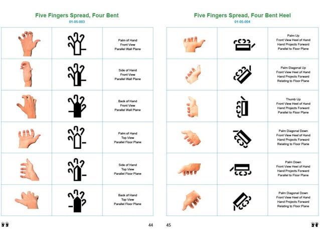 American Sign Language Hand Symbols SignWriting Manual | PPT